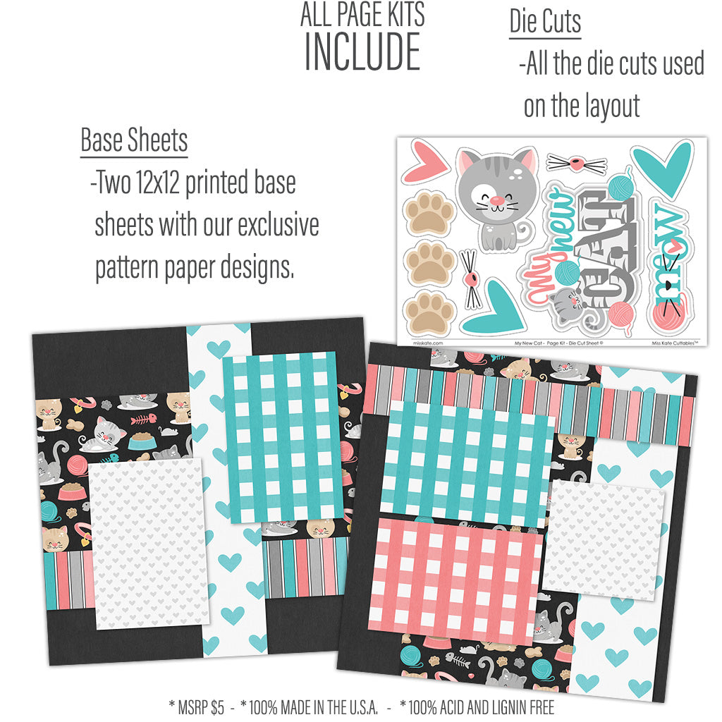 My New Cat - Page Kit -by Miss Kate Cuttables – MISS KATE