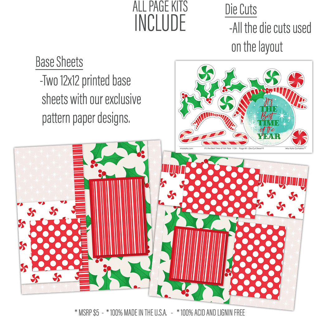 It's the Best Time of the Year - Scrapbook Page Kit-by Miss Kate ...