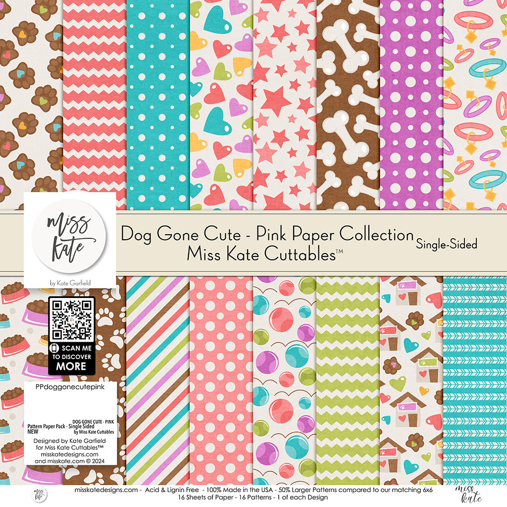 Dog Gone Cute - Scrapbook Paper Pack – MISS KATE