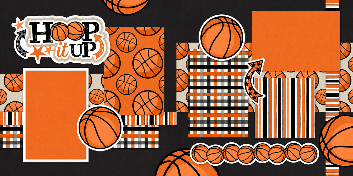 Hoop it Up Basketball - Page Kit -by Miss Kate Cuttables – MISS KATE