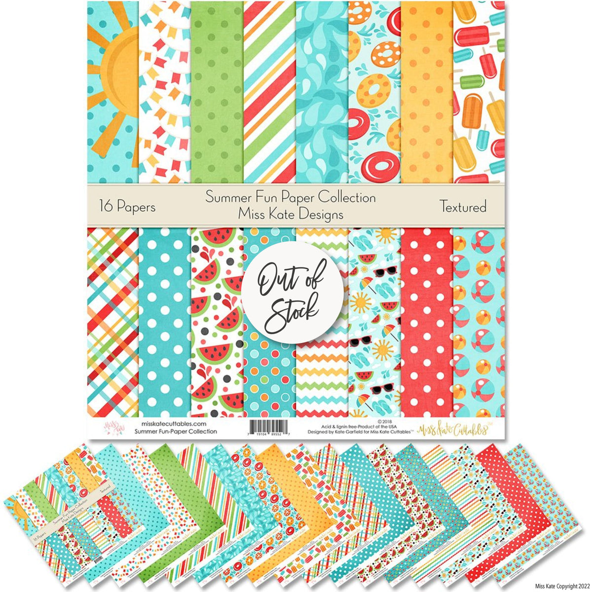 Summer Fun - Scrapbook Paper Pack – MISS KATE