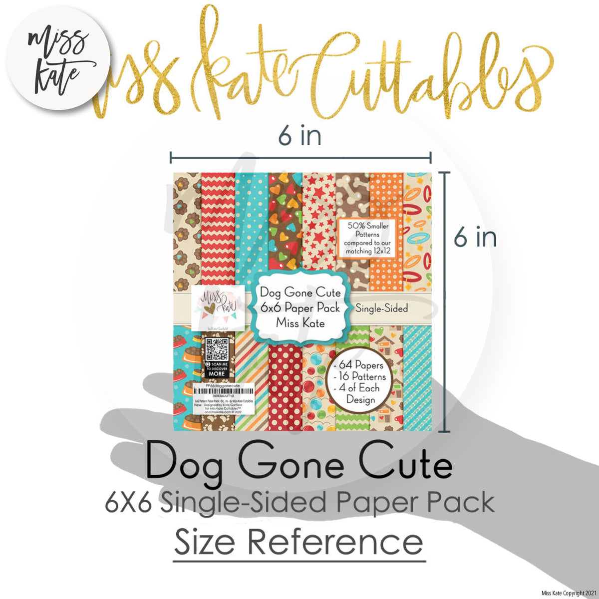 Dog Gone Cute 6x6 Scrapbook Paper Pack – MISS KATE