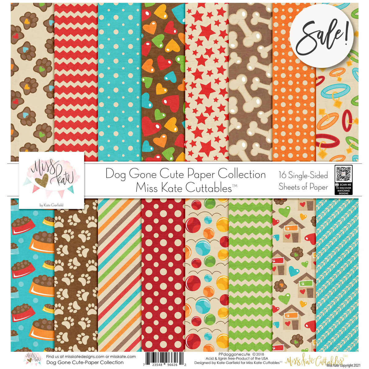 Dog Gone Cute - Scrapbook Paper Pack – MISS KATE