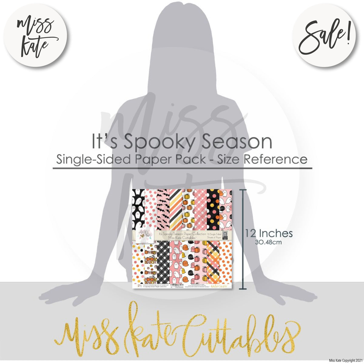 It's Spooky Season Halloween Scrapbook Paper Pack Single Sided – MISS KATE
