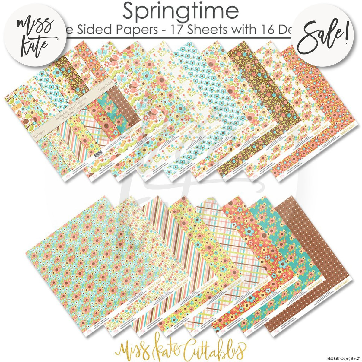 Springtime - Scrapbook Paper Pack – MISS KATE