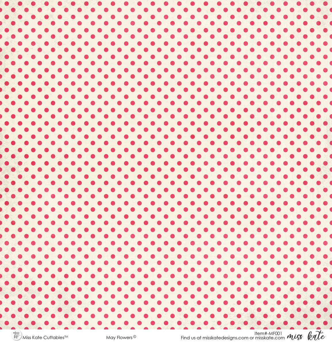 May Flowers Scrapbook Paper & Sticker Kit – MISS KATE