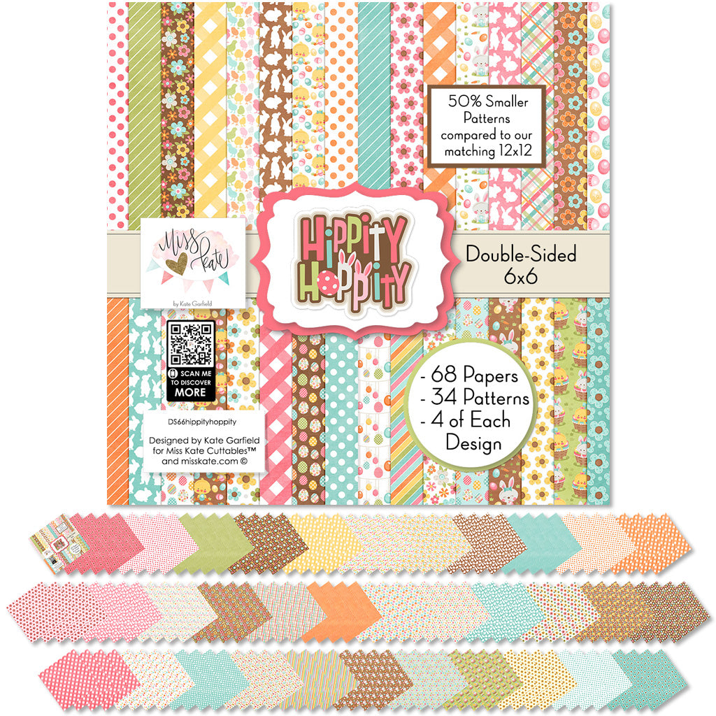 Hippity Hoppity - 6x6 Paper Pack | Miss Kate Give Your Memories A Home ...