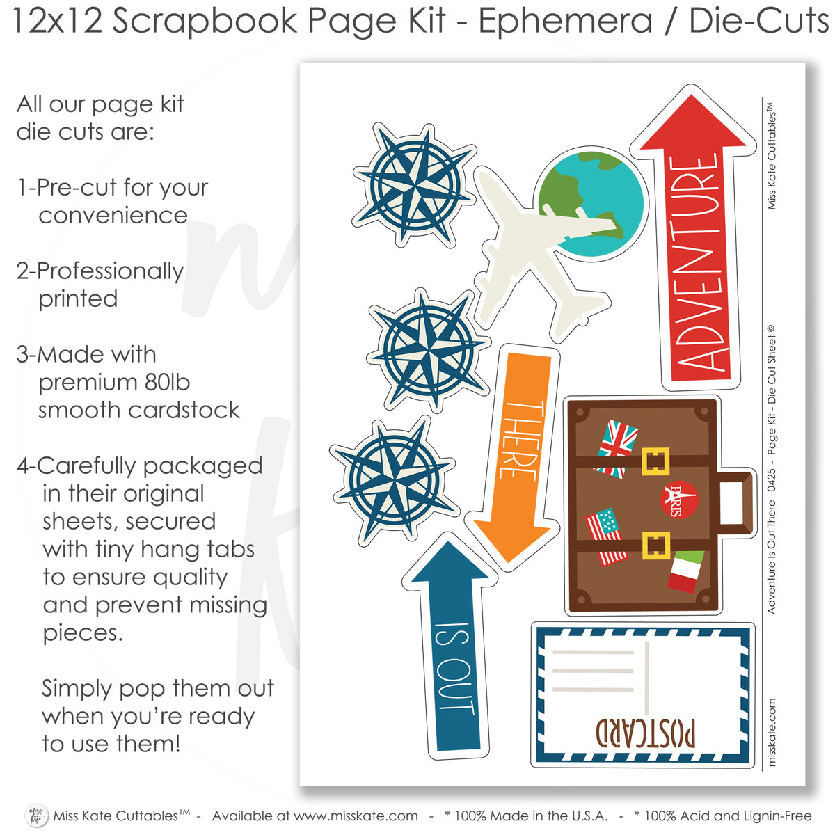Adventure Is Out There 12x12 Scrapbook Page Kit Give Memories a Home ...