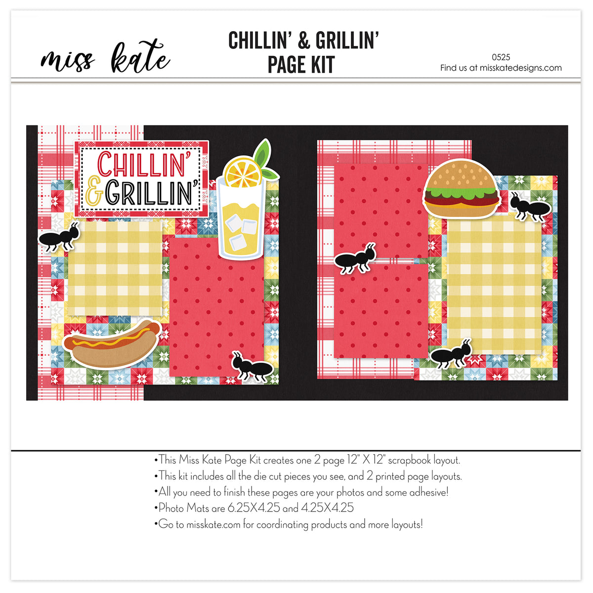 Chillin' & Grillin' - 12x12 Scrapbook Page Kit | Give Your Memories a ...