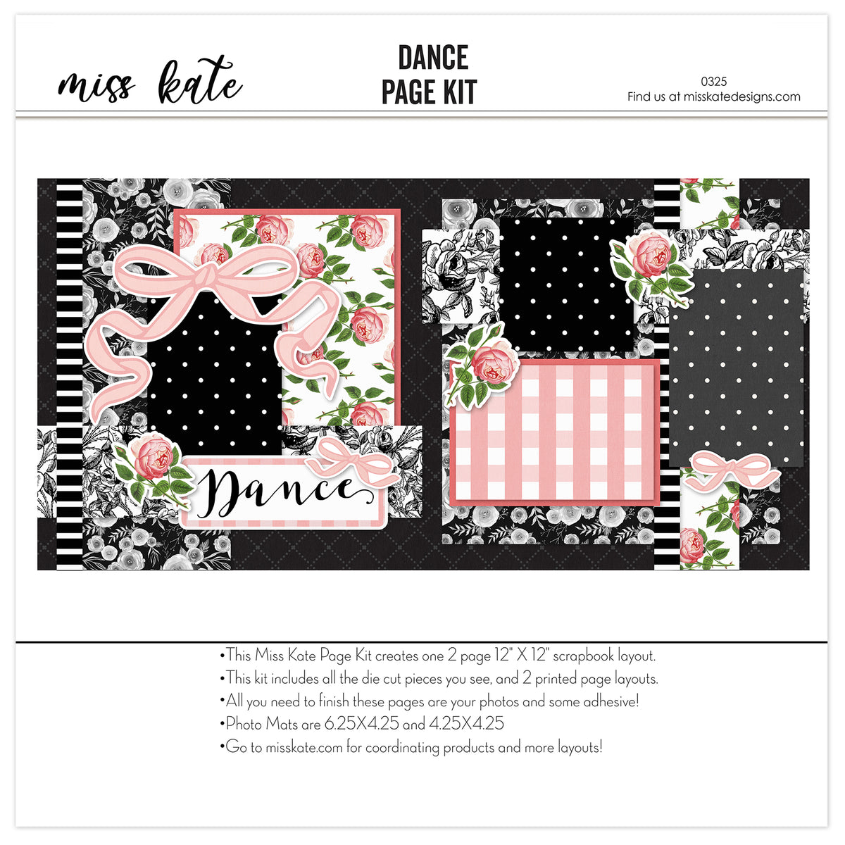 Dance - Scrapbook Page Kit | Give Your Memories a Home – MISS KATE