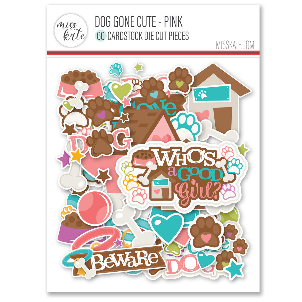Dog Gone Cute - Scrapbook Die Cuts Die Cuts 60+ Pets – MISS KATE