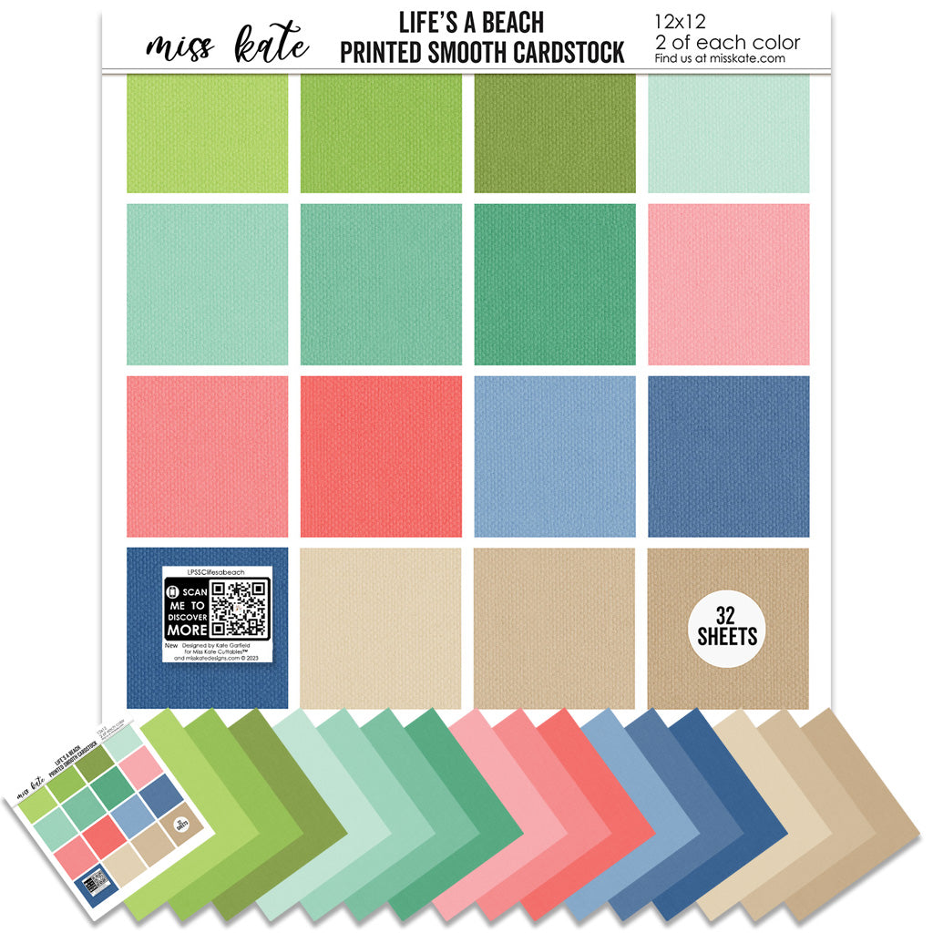 Linen Printed Cardstock – MISS KATE