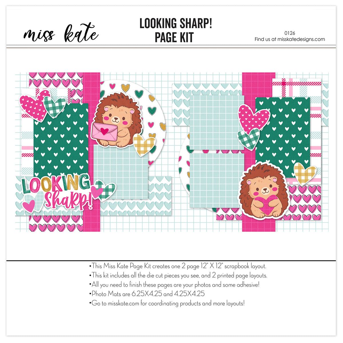 Looking Sharp! - 12x12 Scrapbook Page Kit | Give Your Memories a Home ...