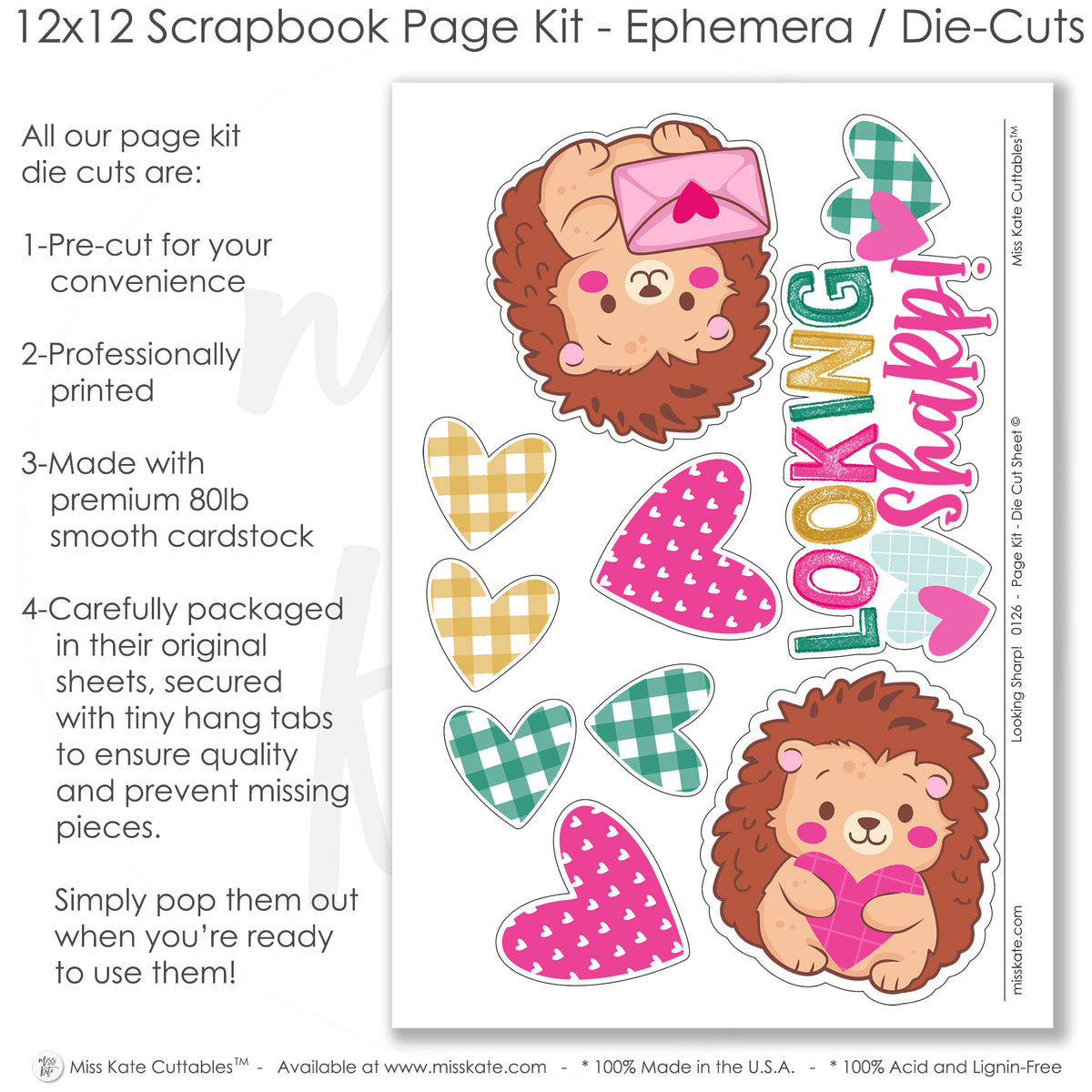 Looking Sharp! - 12x12 Scrapbook Page Kit | Give Your Memories a Home ...