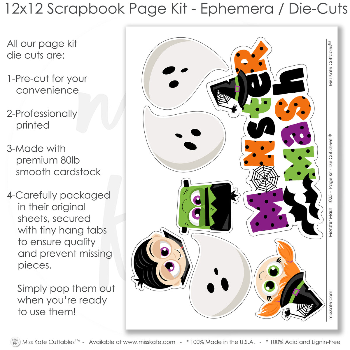 Monster Mash - 12x12 Scrapbook Page Kit | Give Your Memories a Home ...