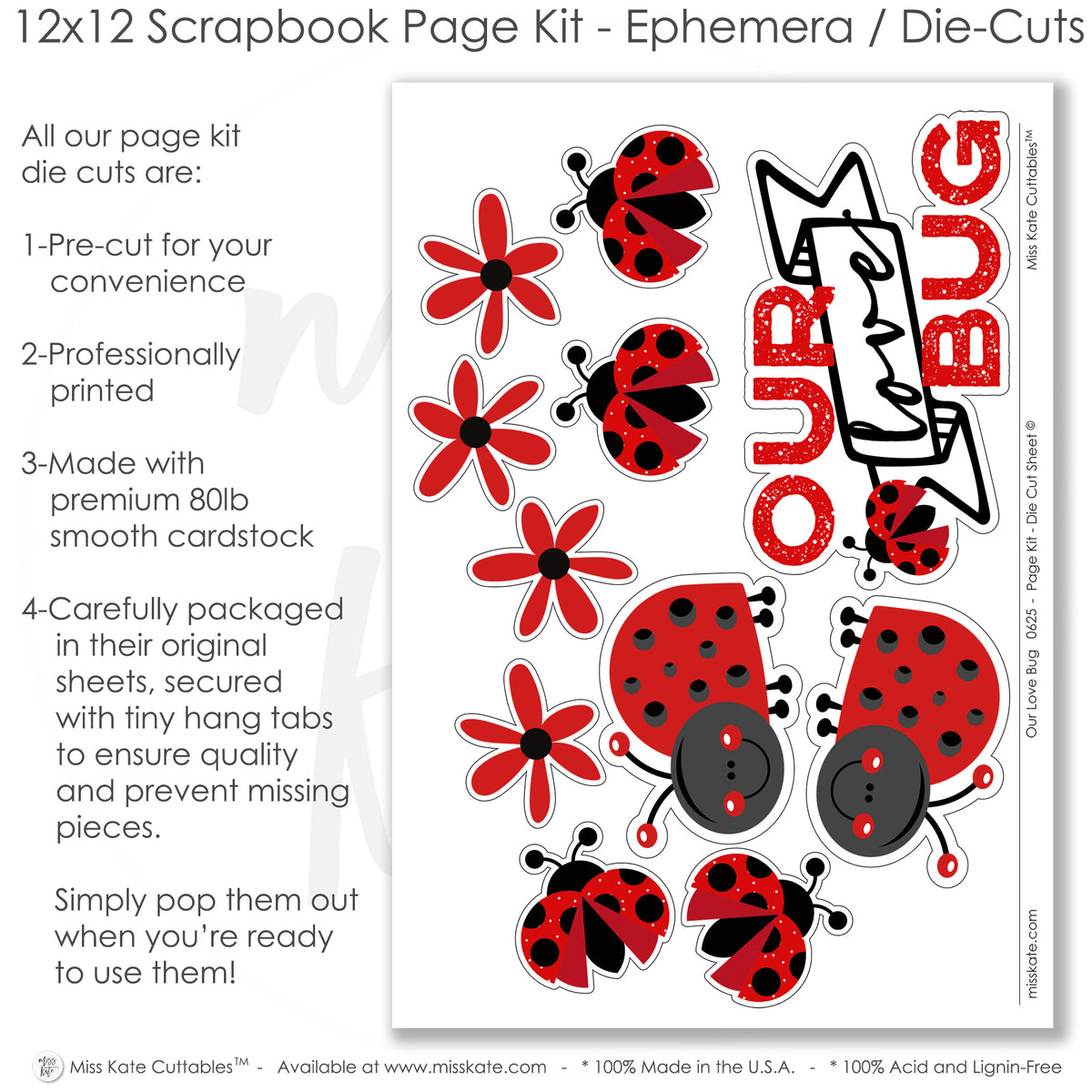 Our Love Bug - 12x12 Scrapbook Page Kit | Give Your Memories a Home ...