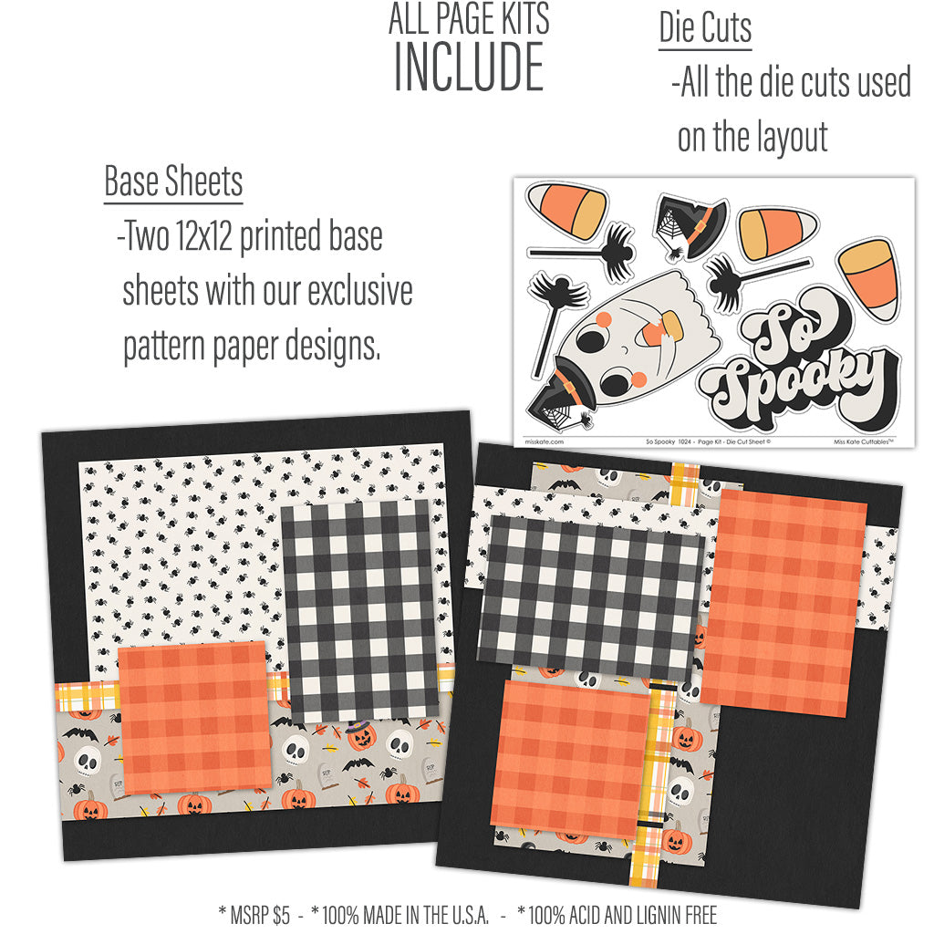 So Spooky - Scrapbook Page Kit-by Miss Kate Cuttables – MISS KATE