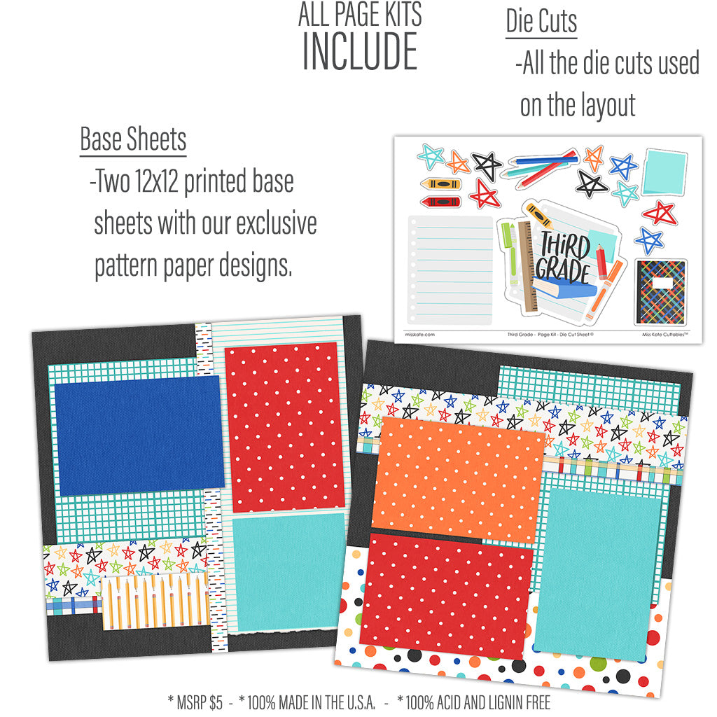 Third Grade- Page Kit -by Miss Kate Cuttables – MISS KATE
