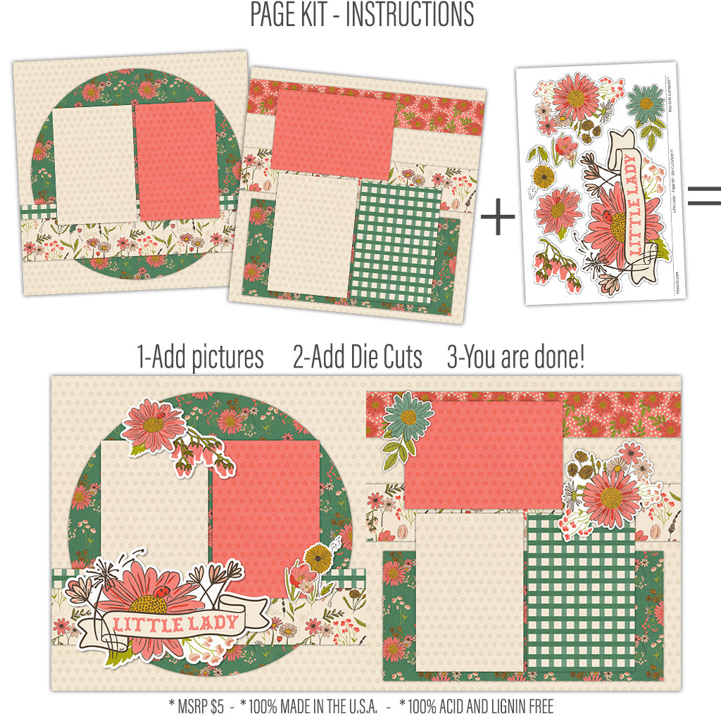Little Lady- Page Kit -by Miss Kate Cuttables – MISS KATE