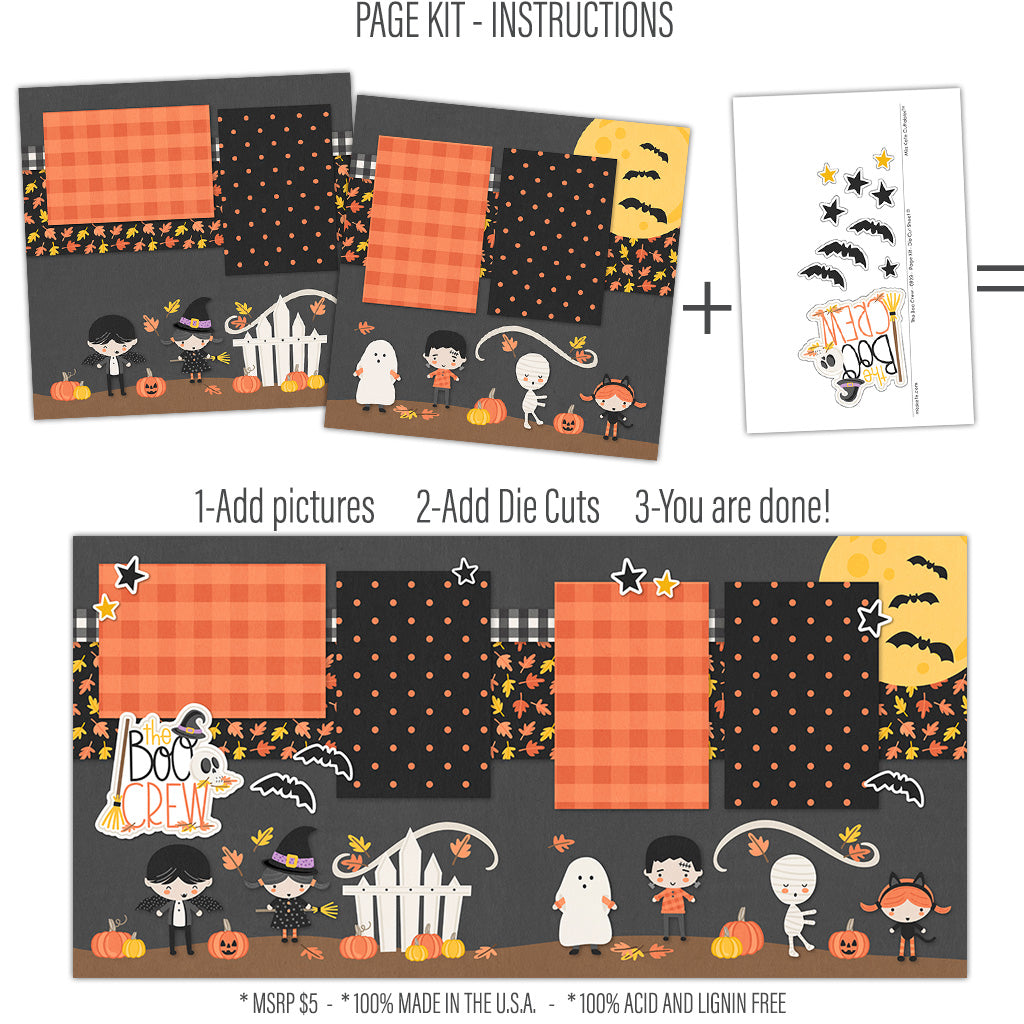 The Boo Crew - Page Kit -by Miss Kate Cuttables – MISS KATE