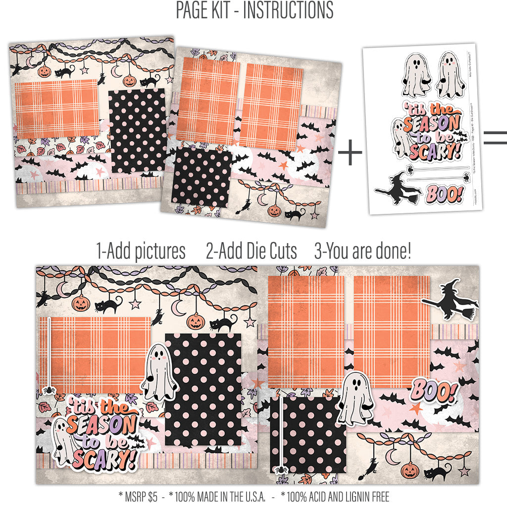 'Tis the Season to be Scary - Page Kit -by Miss Kate Cuttables – MISS KATE