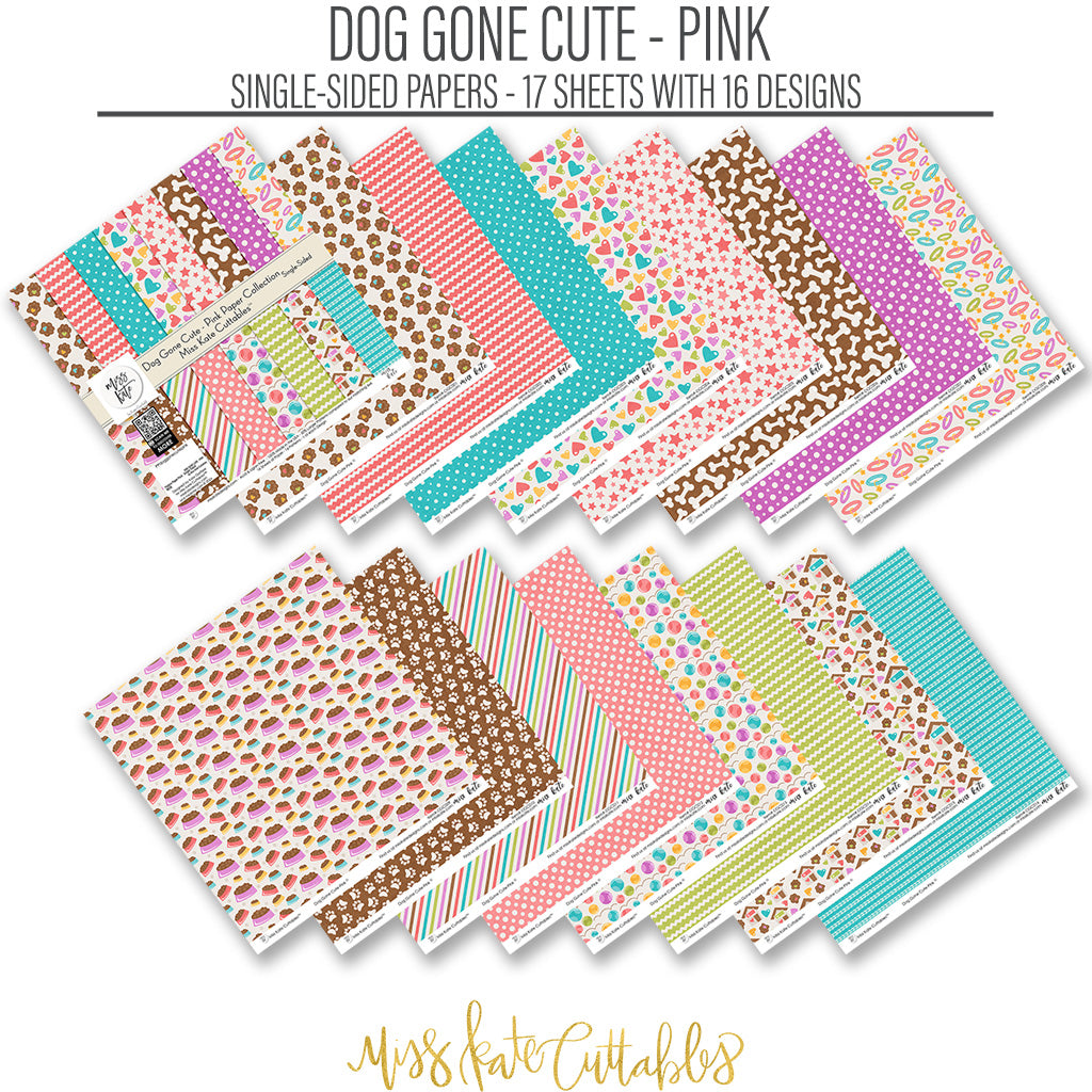 Dog Gone Cute - Scrapbook Paper Pack – MISS KATE