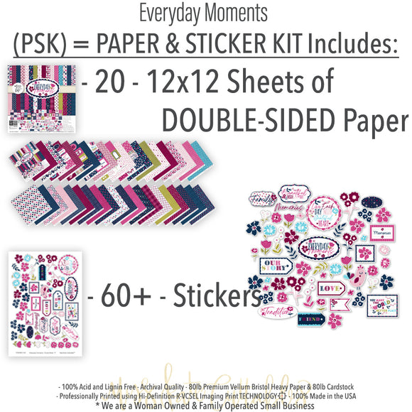 Monthly Subscription Box - Add On - 12x12 Paper Sticker Kit - 40% OFF ...