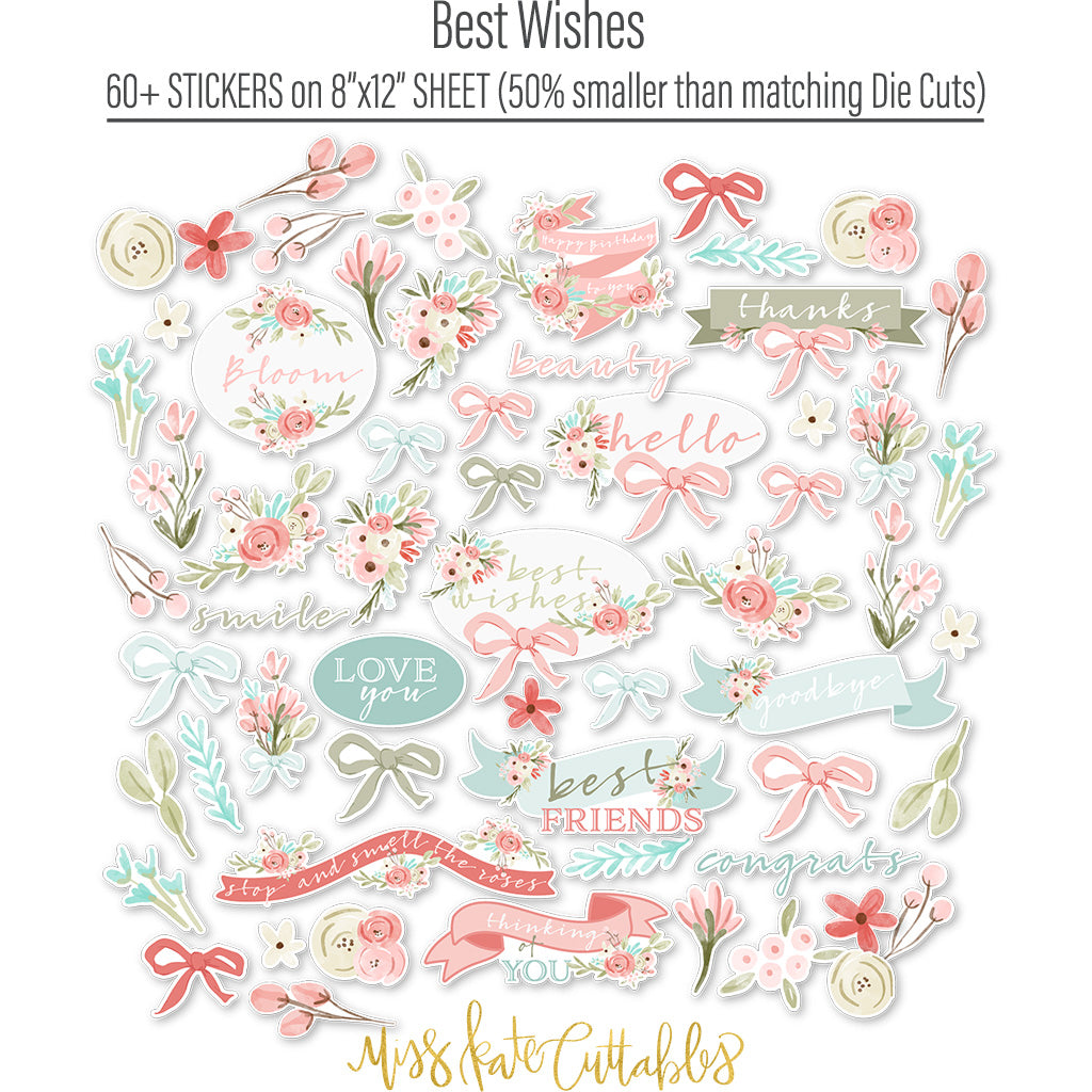 Best Wishes - Easter Ephemera Stickers | Give Your Memories a Home ...