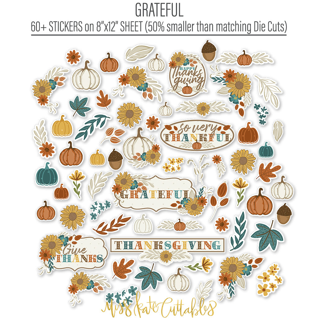 Bath And Body Works Thanksgiving Stickers Kit - 60 Sheets Fall Scene ...
