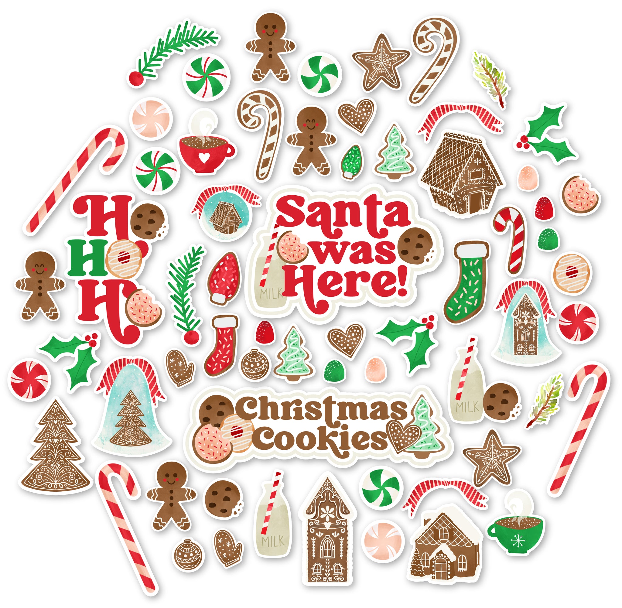 Christmas Cookies- Christmas Scrapbook Die Cuts – MISS KATE