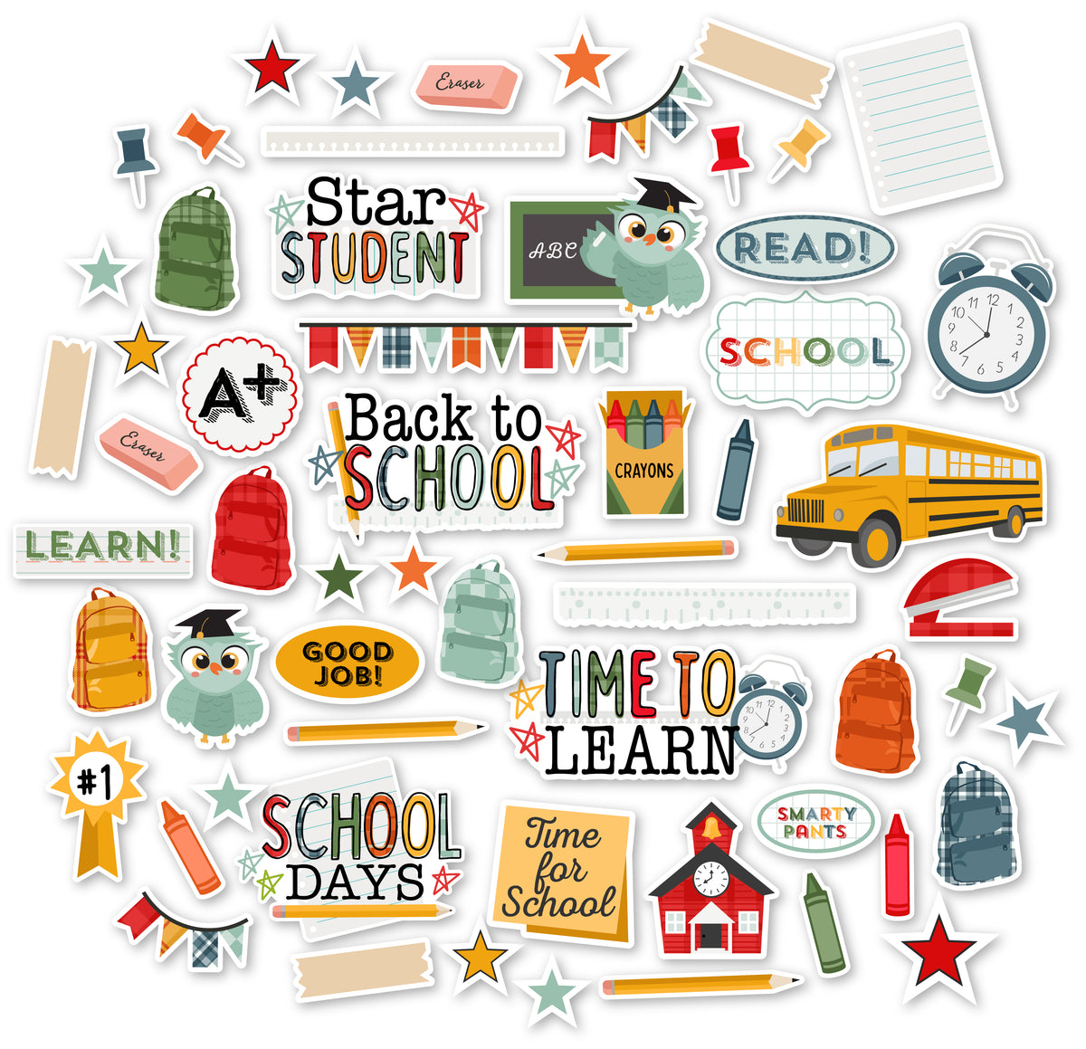 Star Student - Ephemera Scrapbooking Cards & Crafts – MISS KATE