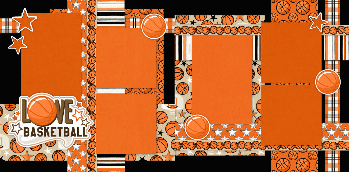 Love Basketball - Scrapbook Page Kit-by Miss Kate Cuttables – MISS KATE