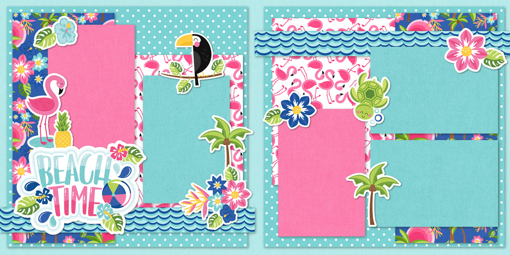 Beach Time - Page Kit -by Miss Kate Cuttables – MISS KATE