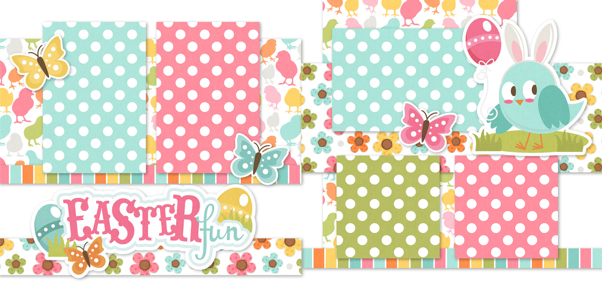 Easter Fun - Scrapbook Page Kit-by Miss Kate Cuttables – MISS KATE