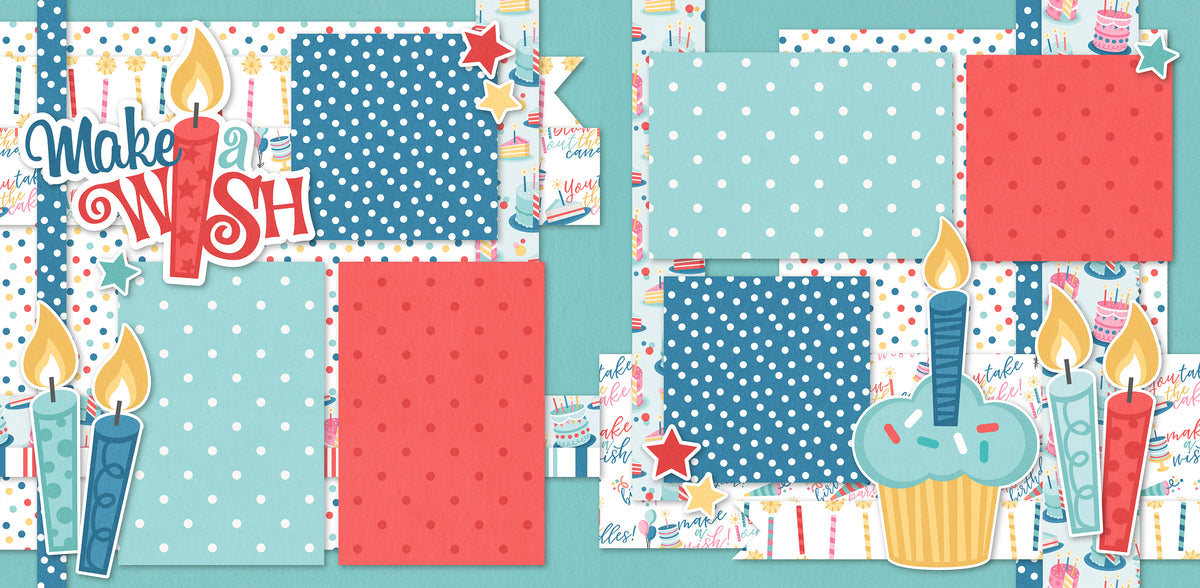 Make a Wish - Scrapbook Page Kit-by Miss Kate Cuttables – MISS KATE
