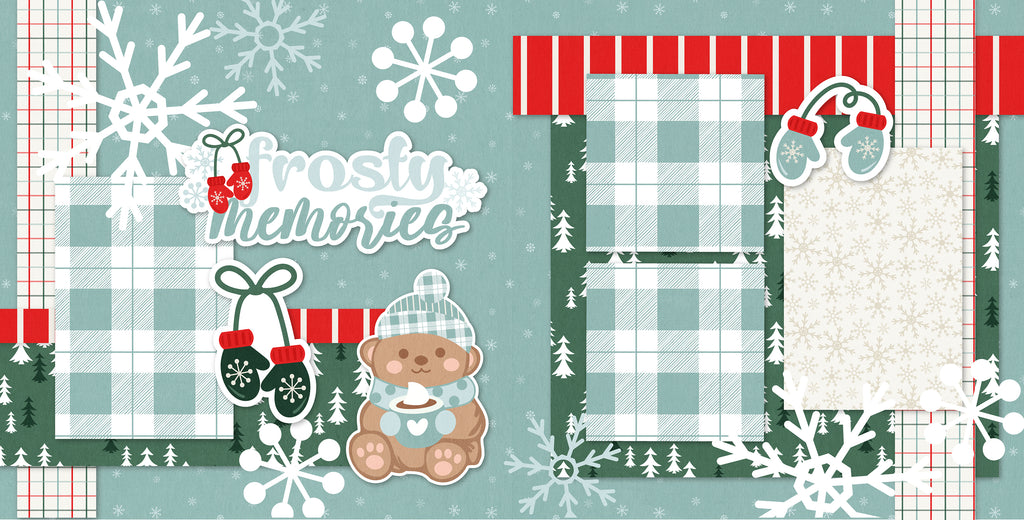 Frosty Memories - 12x12 Scrapbook Page Kit | Give Your Memories a Home ...