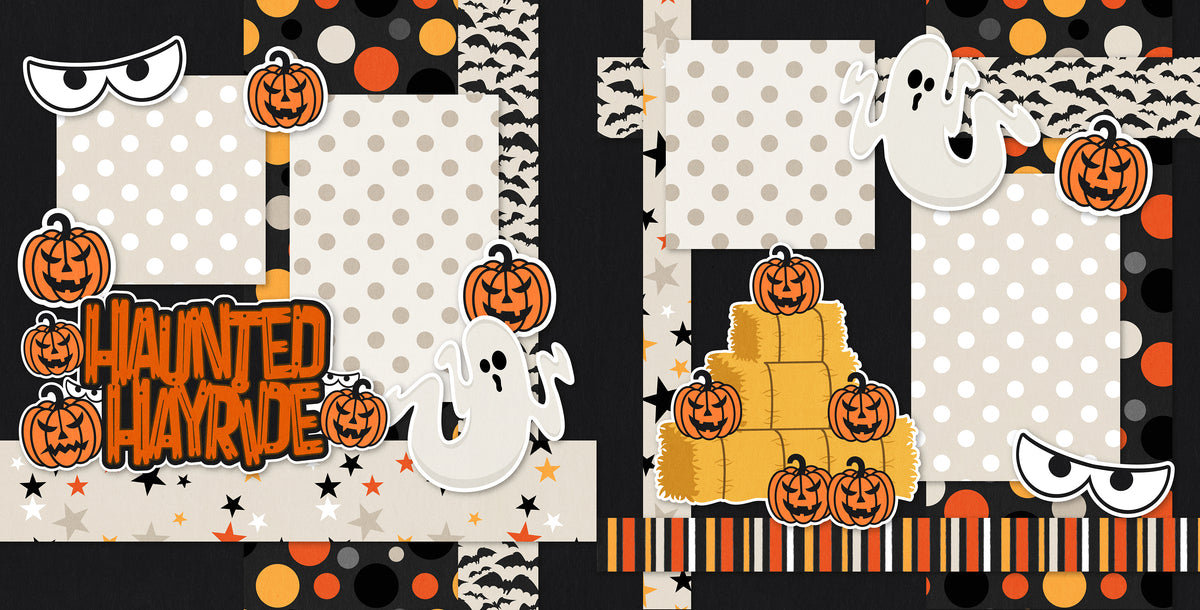 Haunted Hayride - Scrapbook Page Kit-by Miss Kate Cuttables – MISS KATE