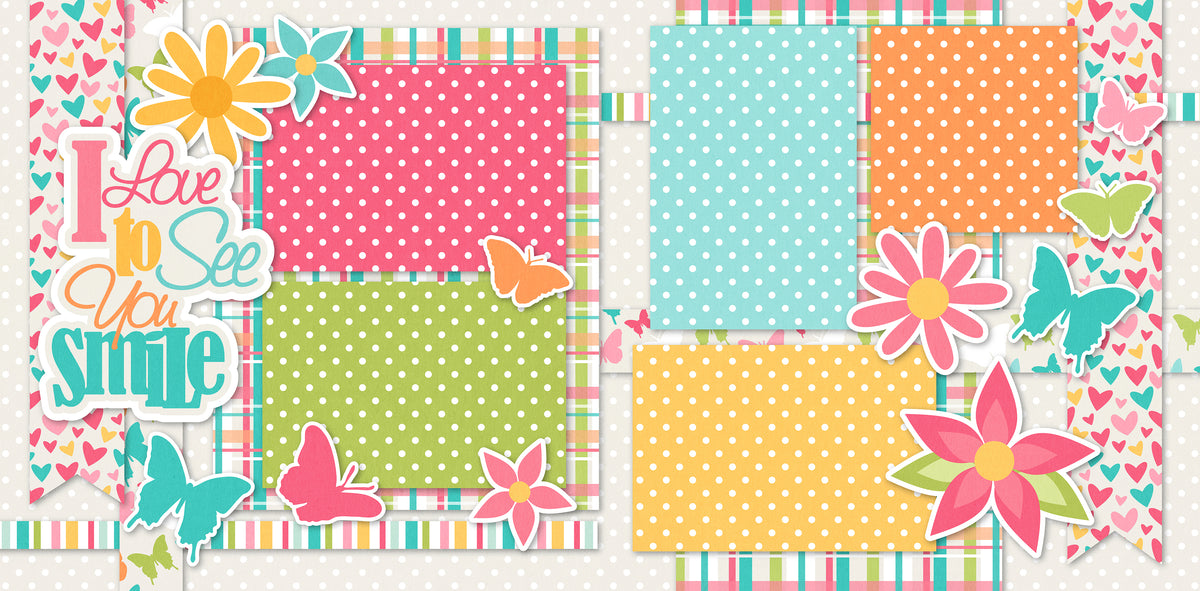 I Love to See You Smile - Page Kit -by Miss Kate Cuttables – MISS KATE