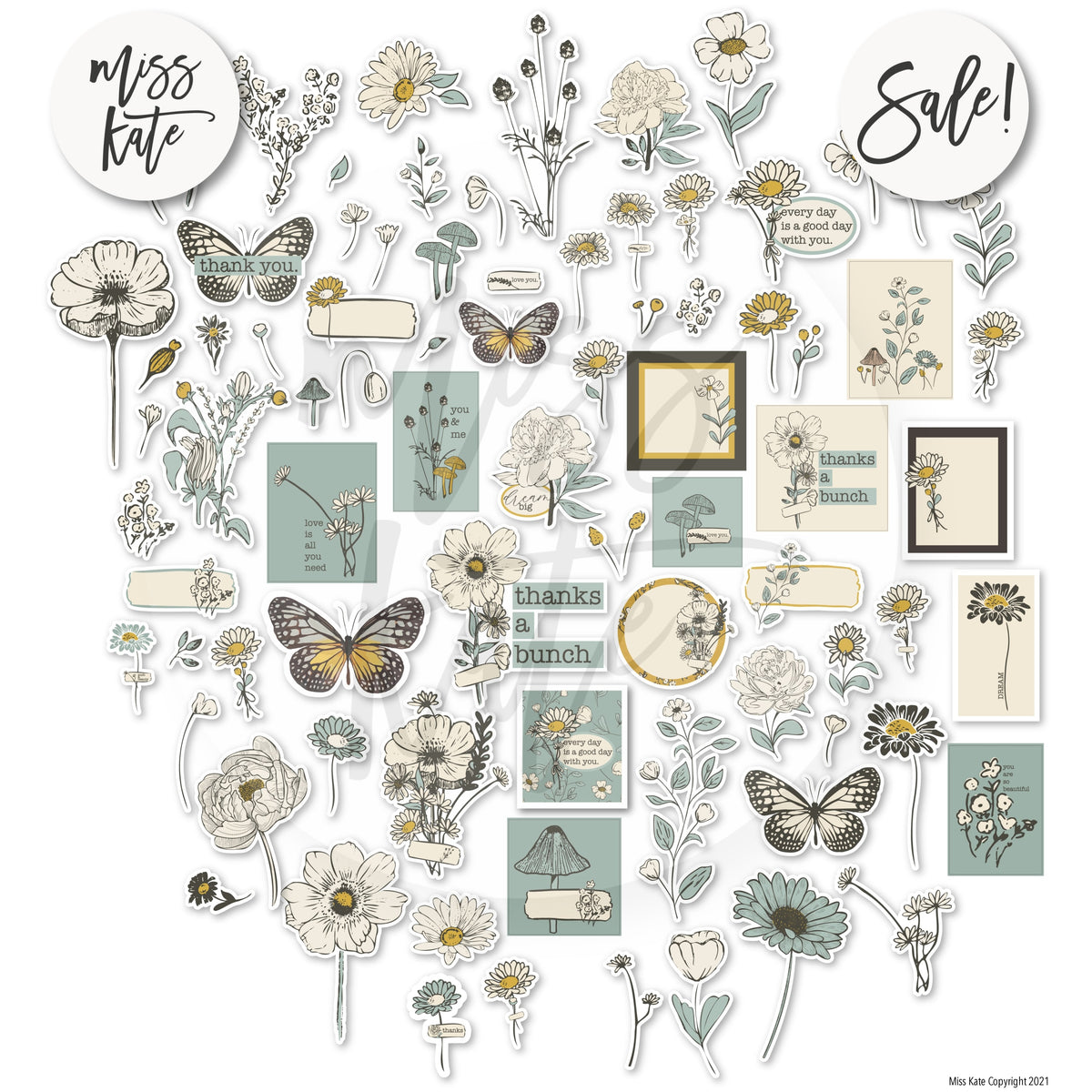A Good Day Scrapbook Paper & Sticker Kit – MISS KATE