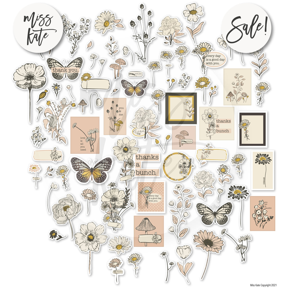 A Good Day Scrapbook Paper & Sticker Kit – MISS KATE