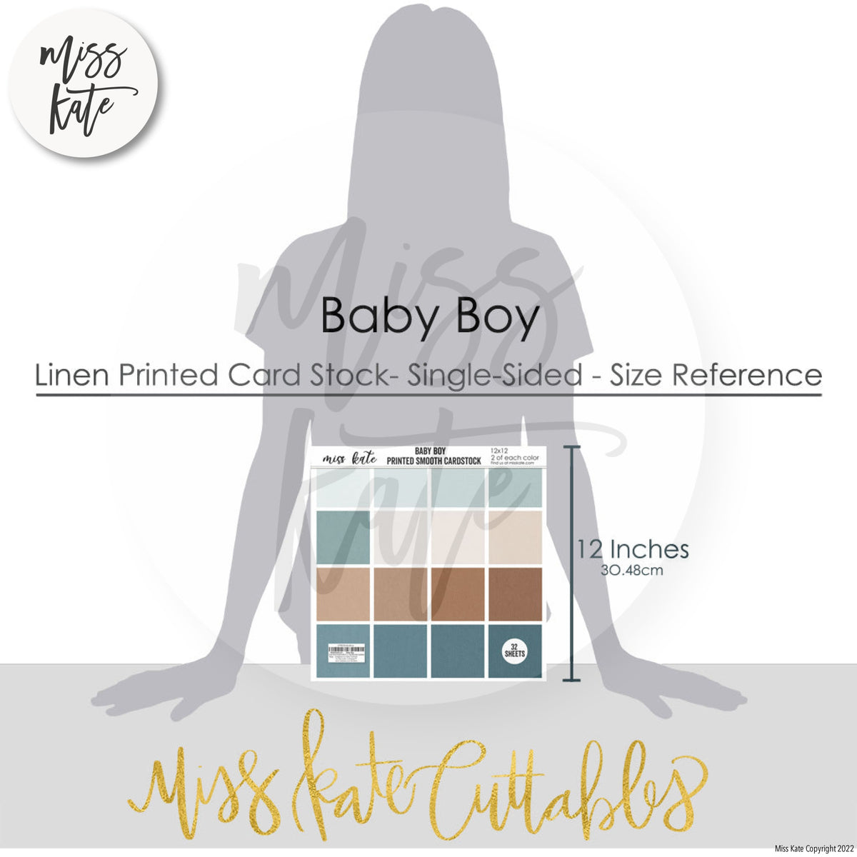 Baby Boy - Cardstock - Baby Shower, New Born Baby, Gender Reveal Party ...