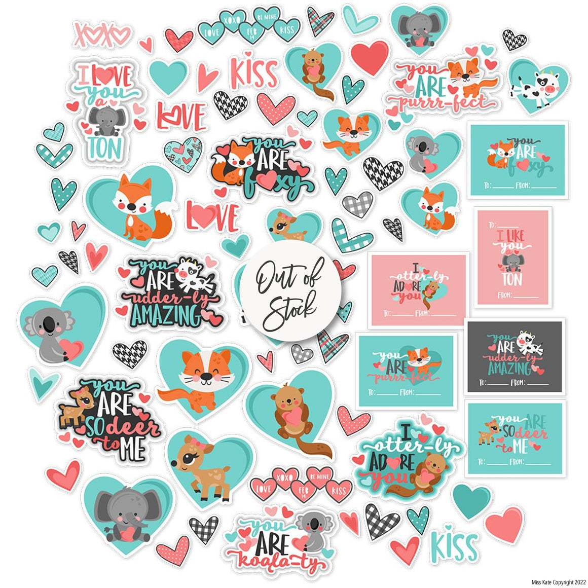 Bargain Bin - Snow Fun - Sticker Gift Tags Pack Stickers – MISS KATE