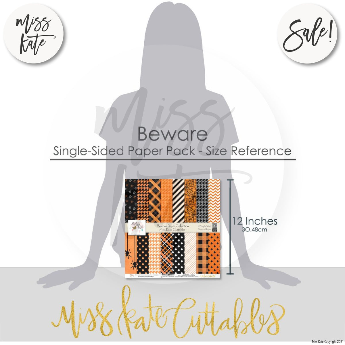 Beware - Scrapbook Paper Pack Single Sided – MISS KATE