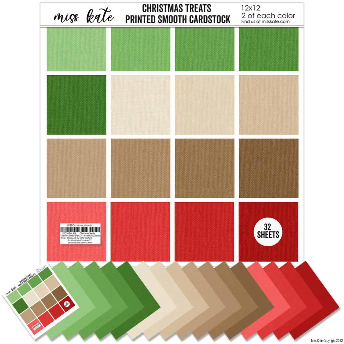 Christmas Treats - Christmas Cardstock – MISS KATE