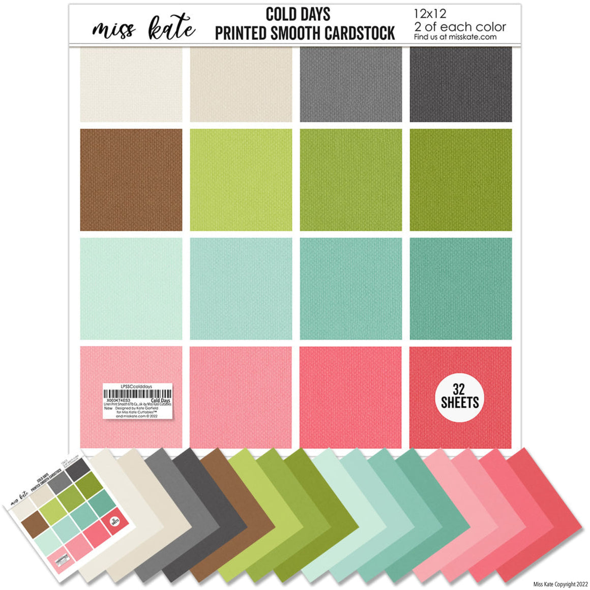 Linen Printed Cardstock – MISS KATE