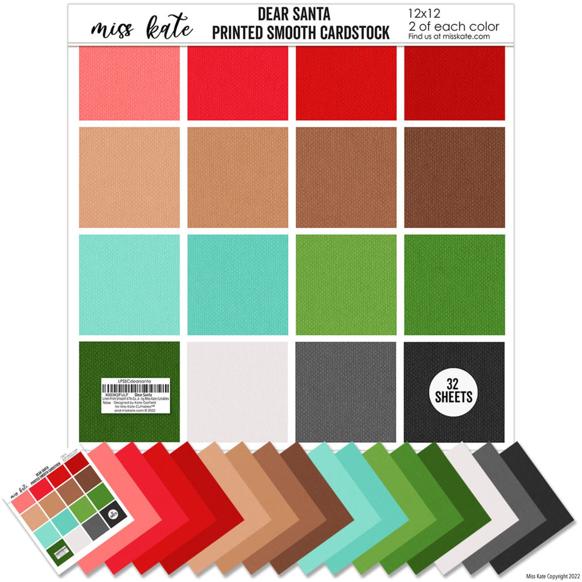Linen Printed Cardstock – MISS KATE