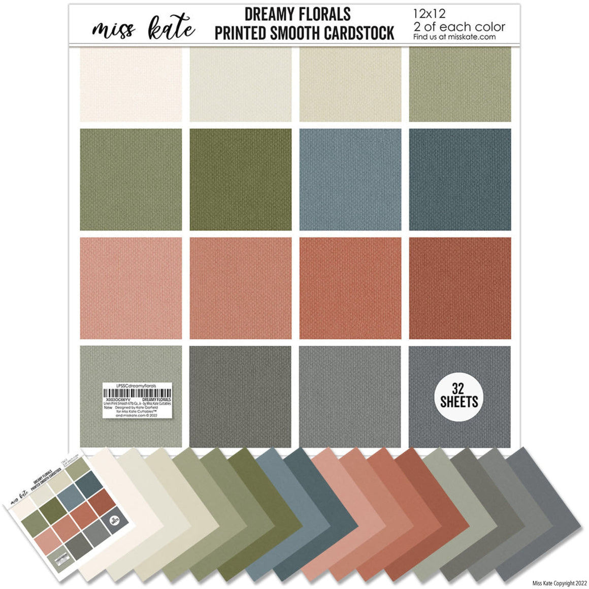 Linen Printed Cardstock – MISS KATE