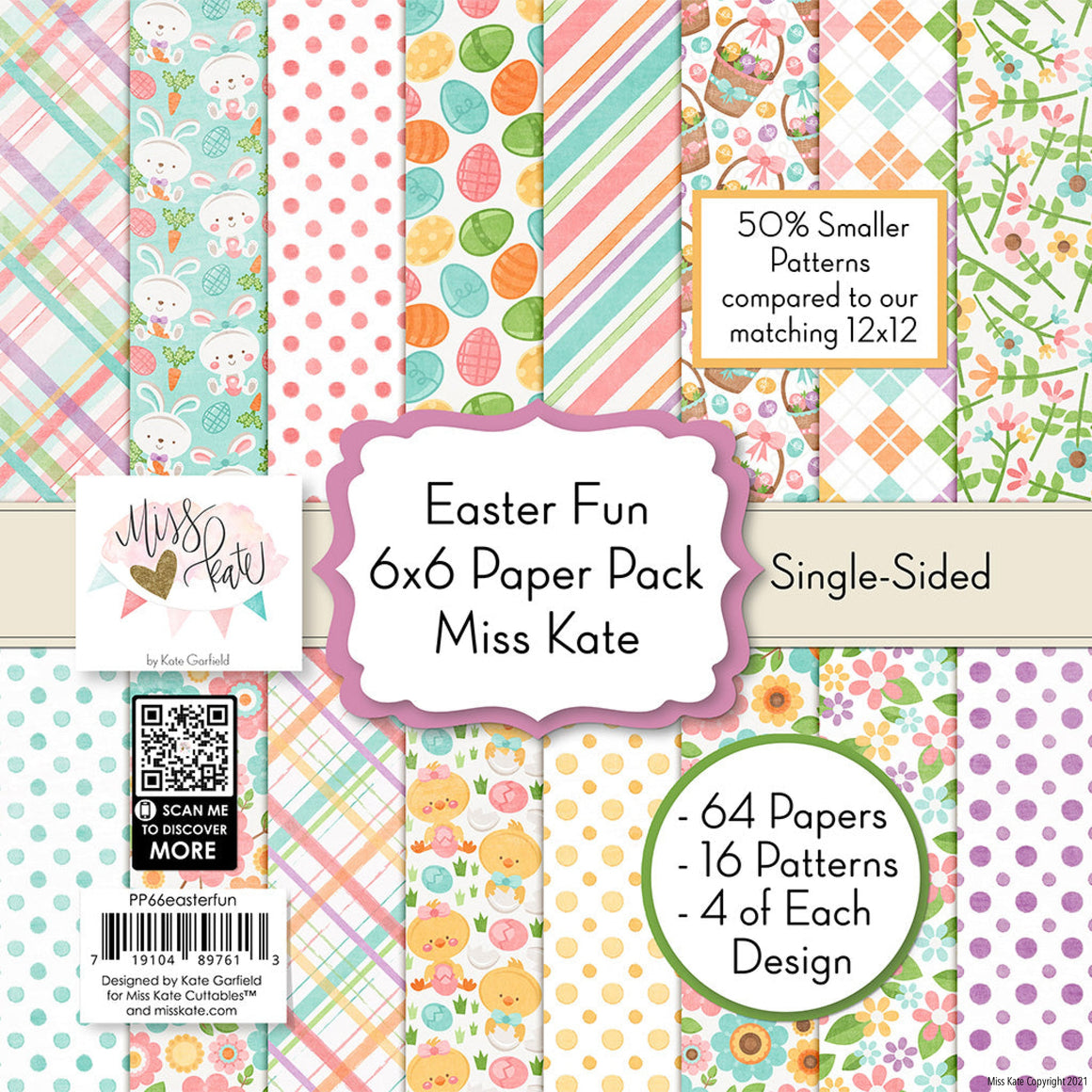 6x6 Paper Packs (Single-Sided) – MISS KATE