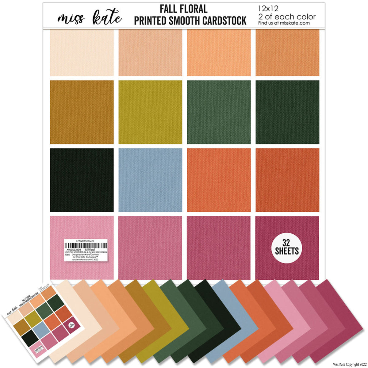 Fall Florals - Autumn Cardstock – MISS KATE