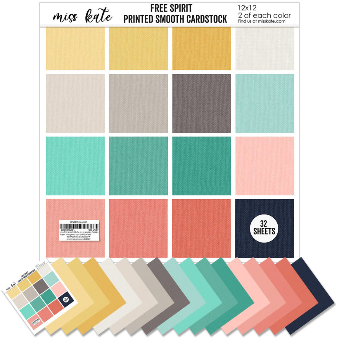 Linen Printed Cardstock – MISS KATE